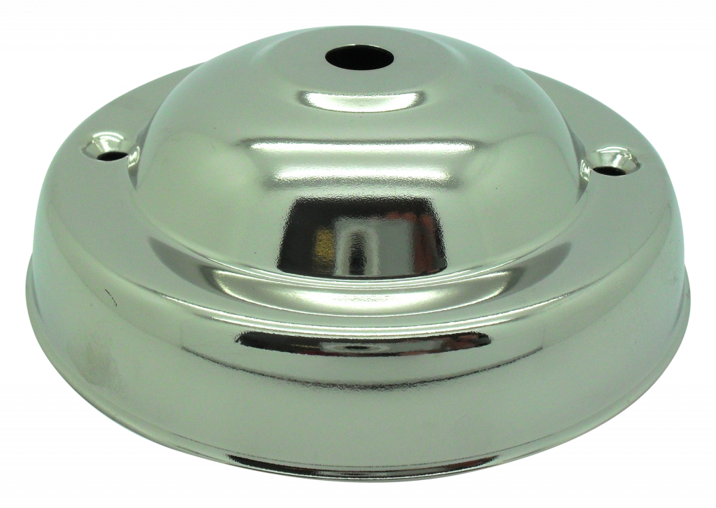 110mm Shaped Ceiling Cup Only (Nickel) - Candle Tubes
