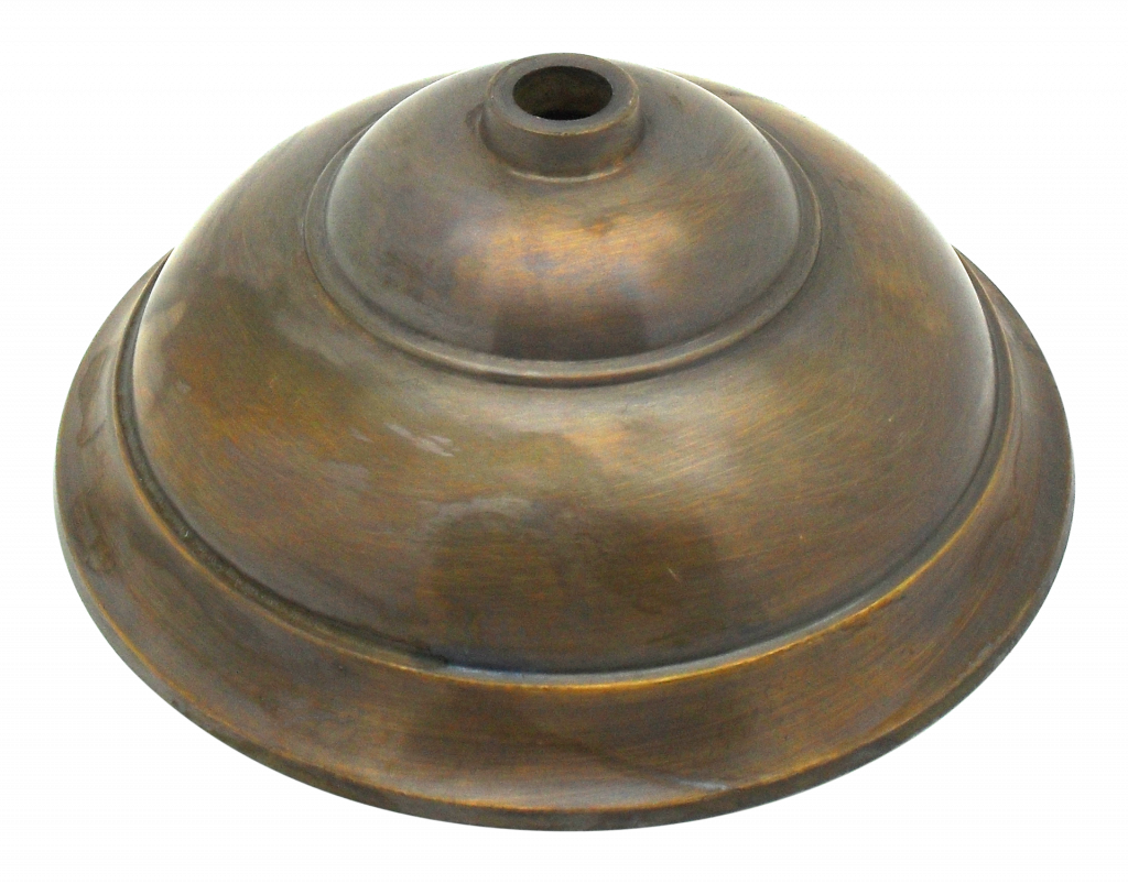Hampstead Cast Ceiling Cup Only (Antique Brass) - Candle Tubes